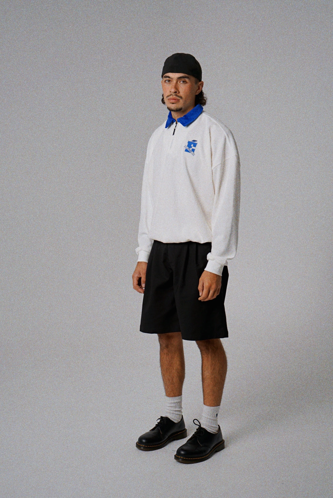 Insignia 1/4 Zip Polo - Oxford Blue. – Étienne Clo