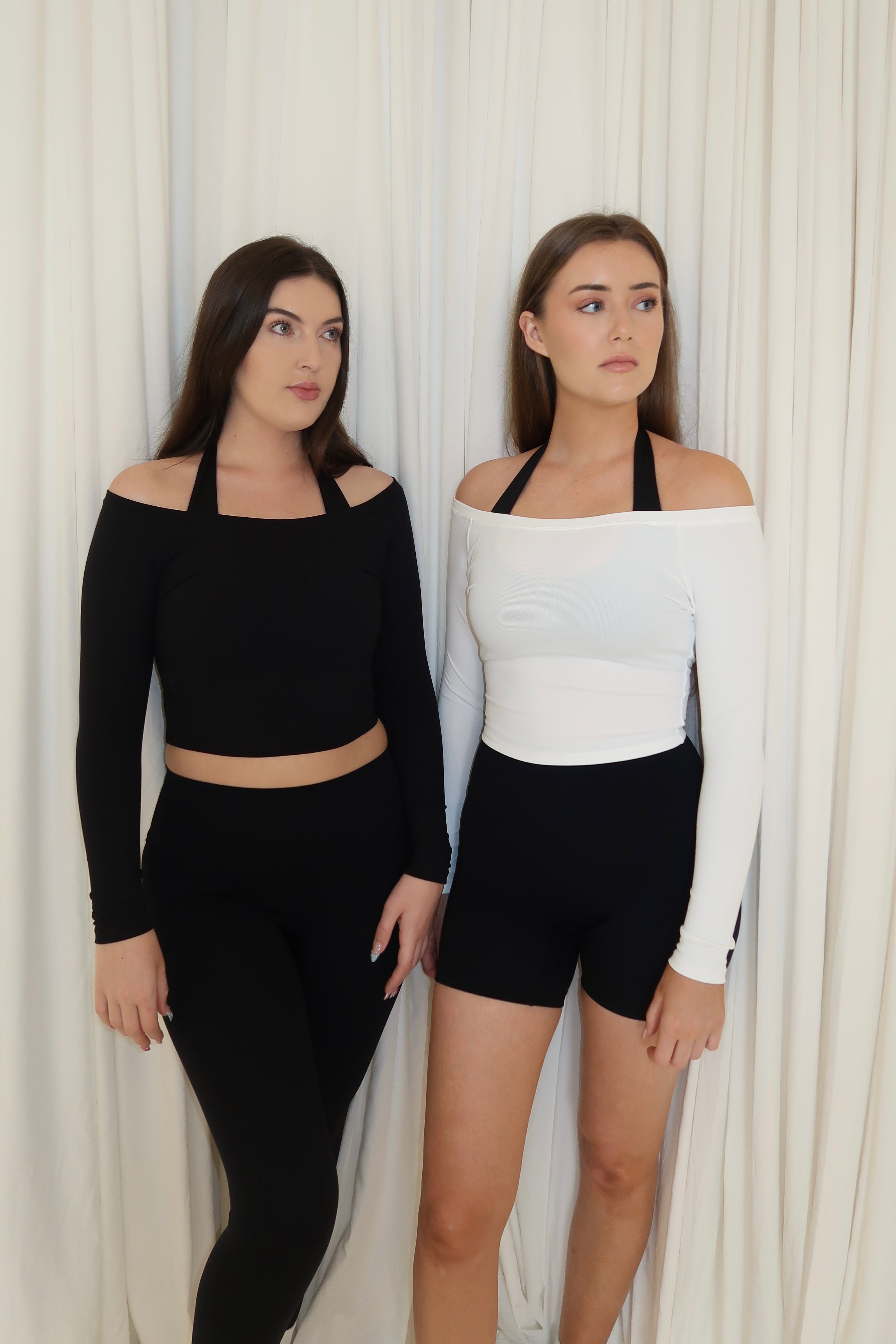 Off Shoulder Long Sleeve - Black. – Étienne Clo