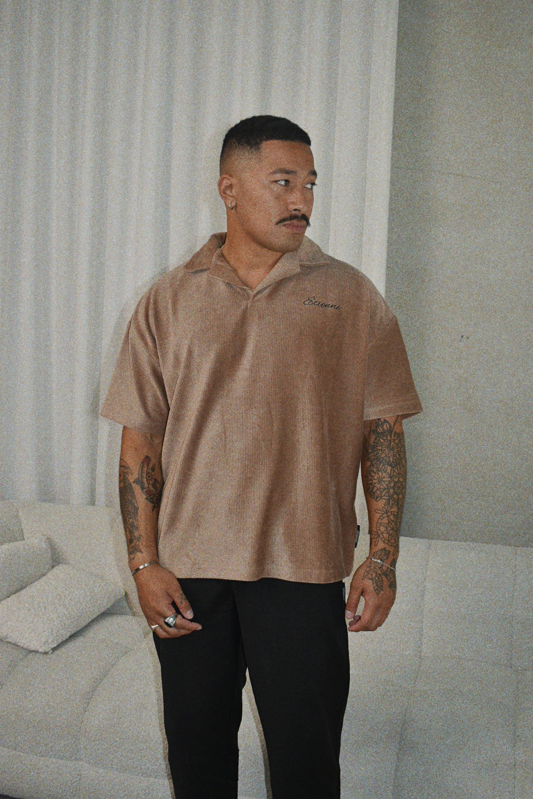 Relaxed Polo - Brown. – Étienne Clo